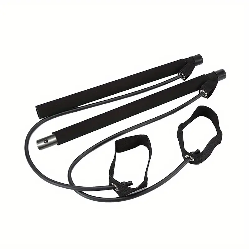 Ultimate Pilates Bar Set for Full-Body Fitness - Elastic Resistance ...