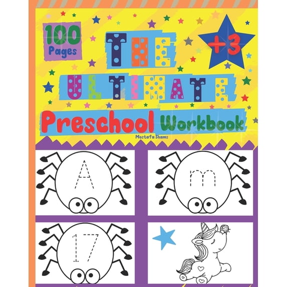The Ultimate Preschool Workbook: TRACE LETTERS (UPPER CASE, lower case ...
