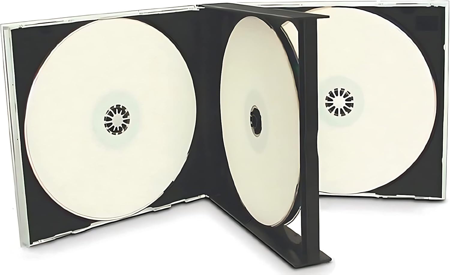 Ultimate Quad 4 Disc CD Jewel Case for CD/DVD/Video Game Discs - 24mm ...