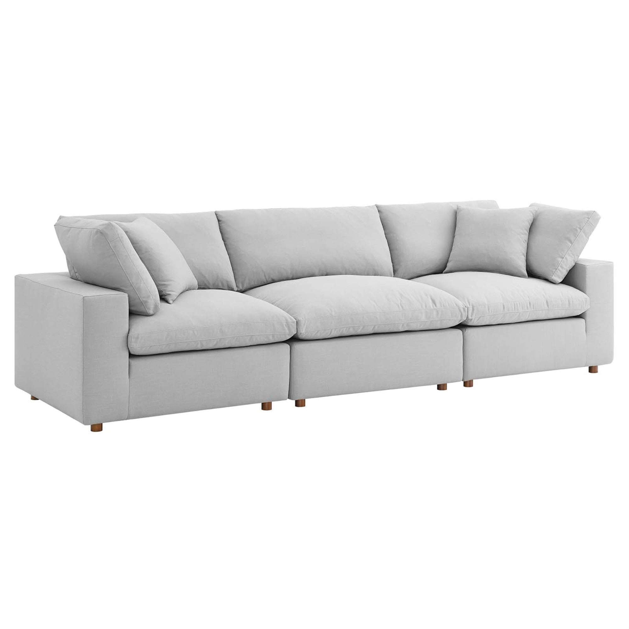 Ultimate Relaxation: Commix Plush Sectional Sofa Set with Overstuffed ...