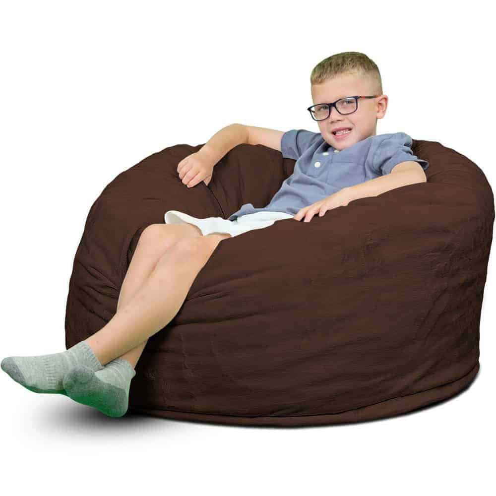 Ultimate Sack 3000 Bean Bag Chair, 3ft Diameter, Machine Washable Cover ...