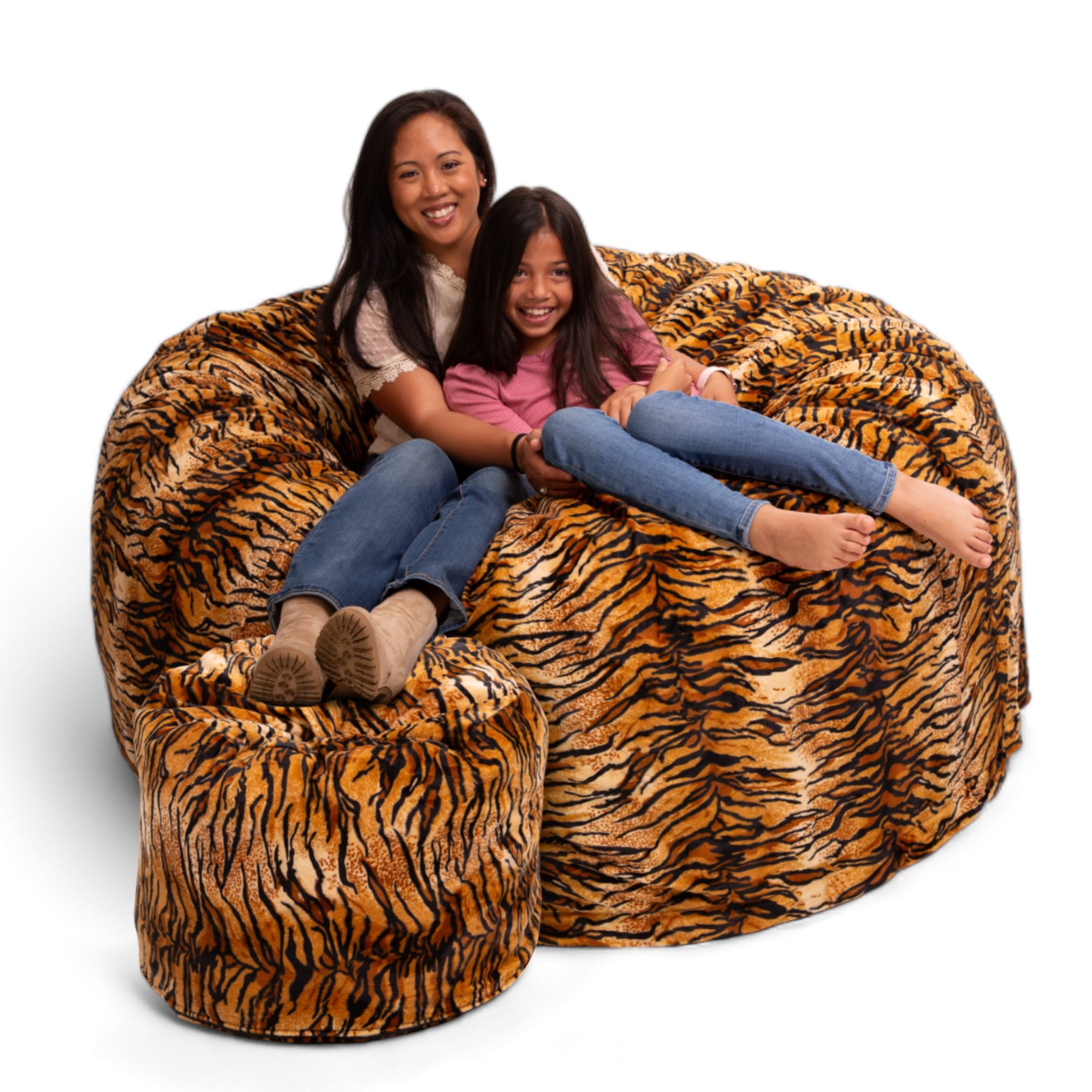 Ultimate Sack 5000 (5 ft.) Bean Bag Chair with Footstool (Bundle ...