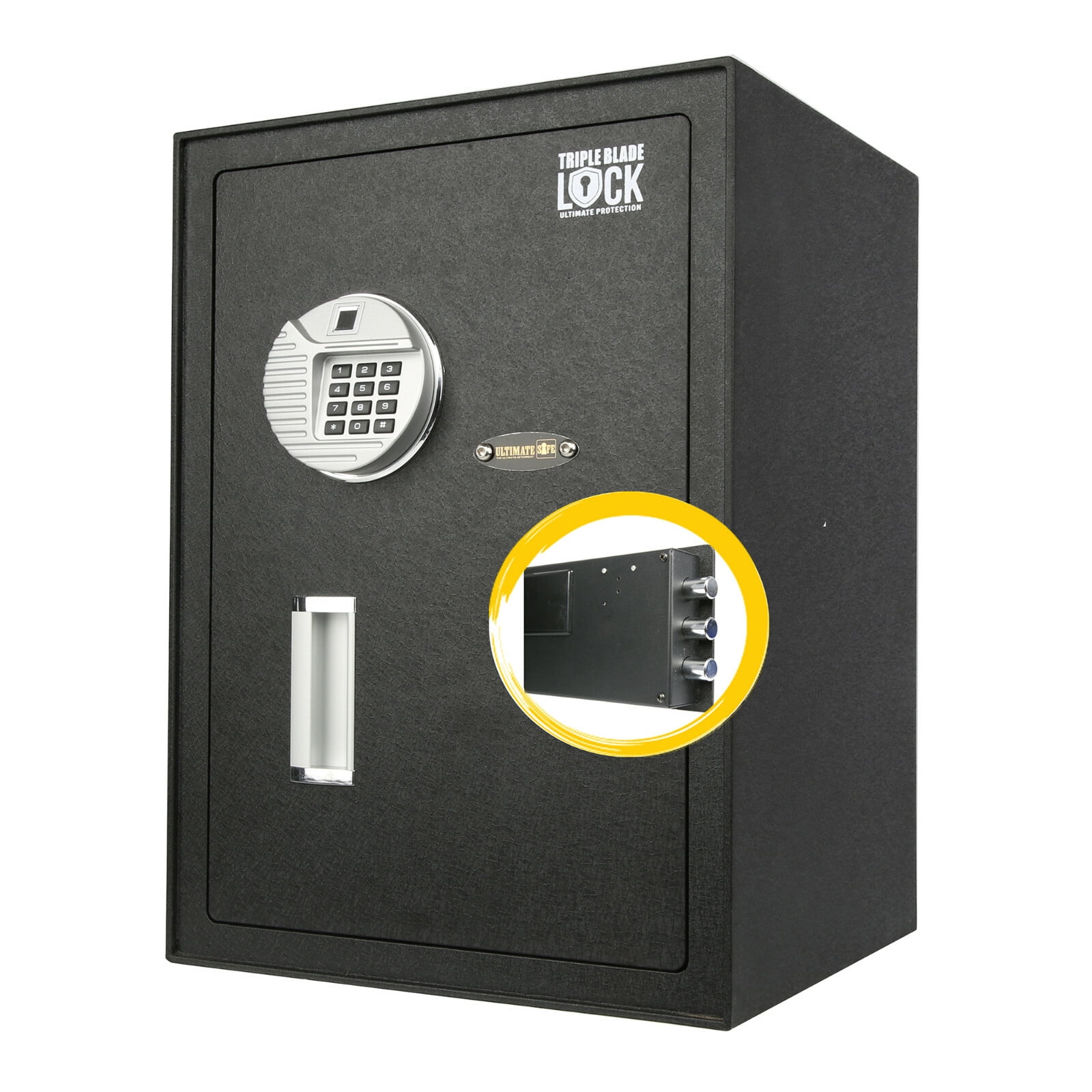 Ultimate Safe 1.8 cubic feet Biometric Fingerprint Home Office Safe Box ...