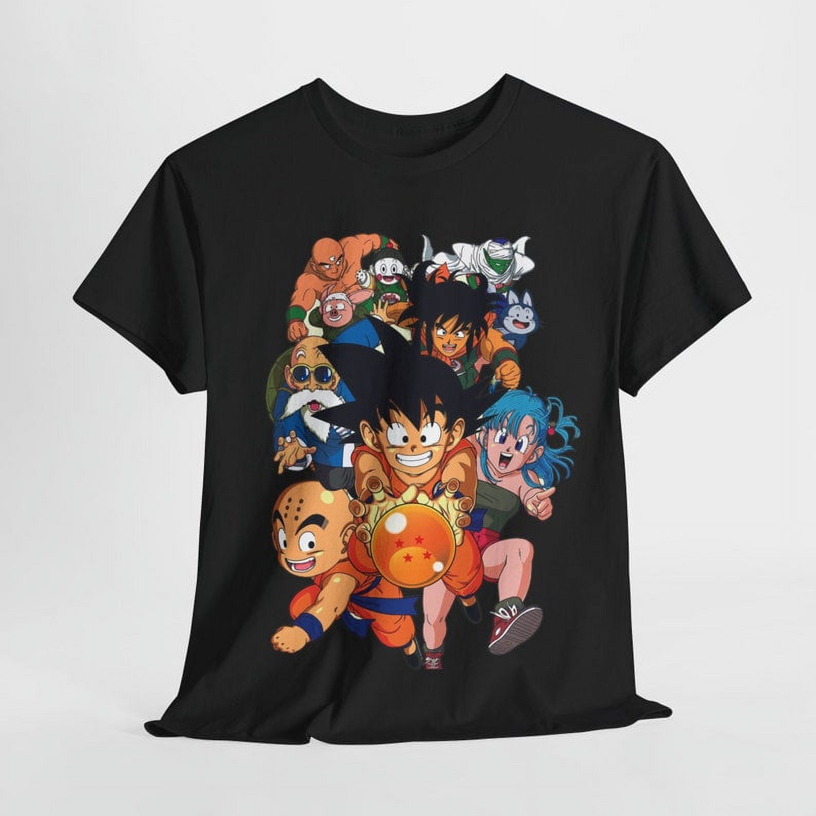 Ultimate Saiyan Style: Dragon Ball Heavyweight Cotton T-Shirt - Walmart.com