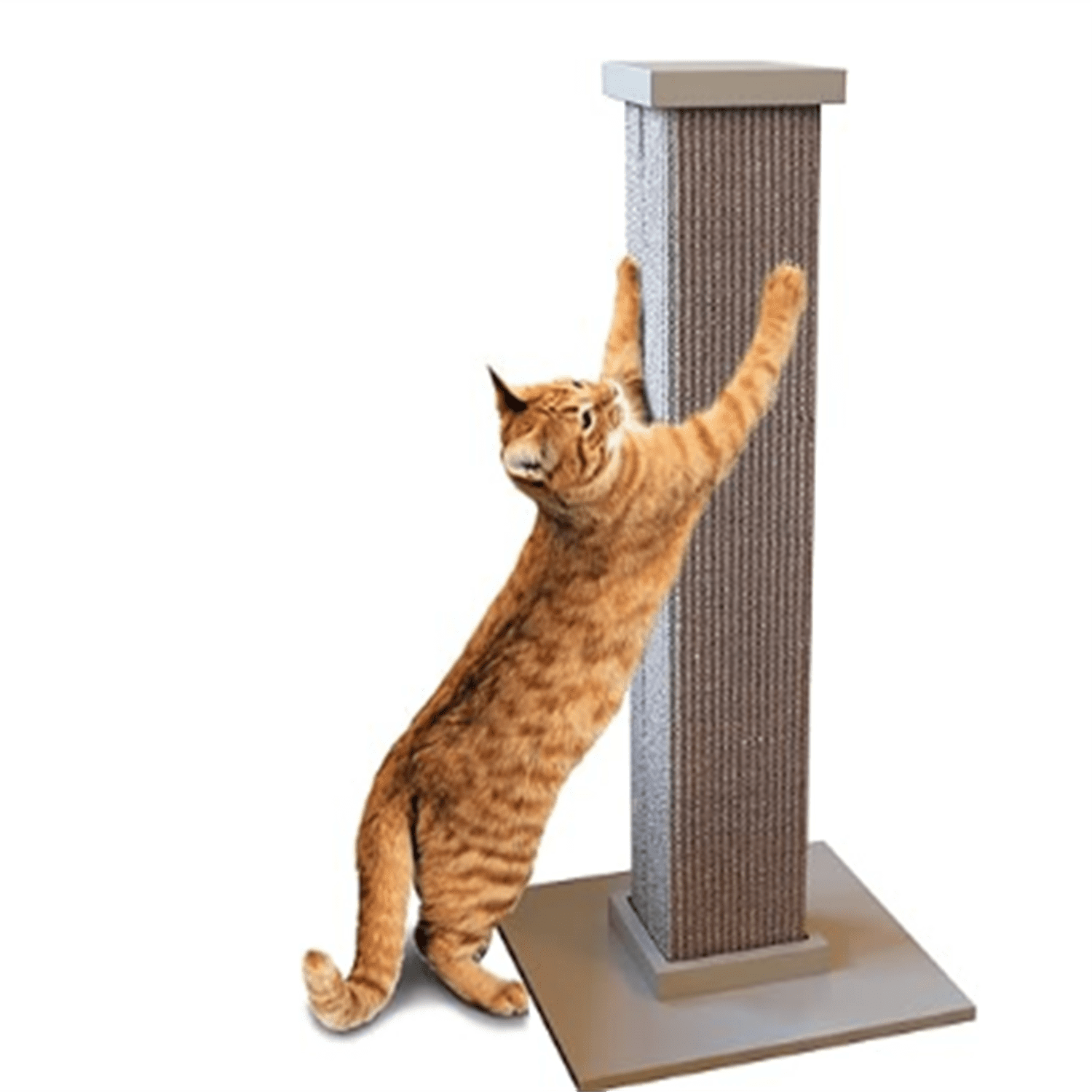 Ultimate Scratching Post – Gray, Large 32 Inch Tower - Sisal Fiber ...