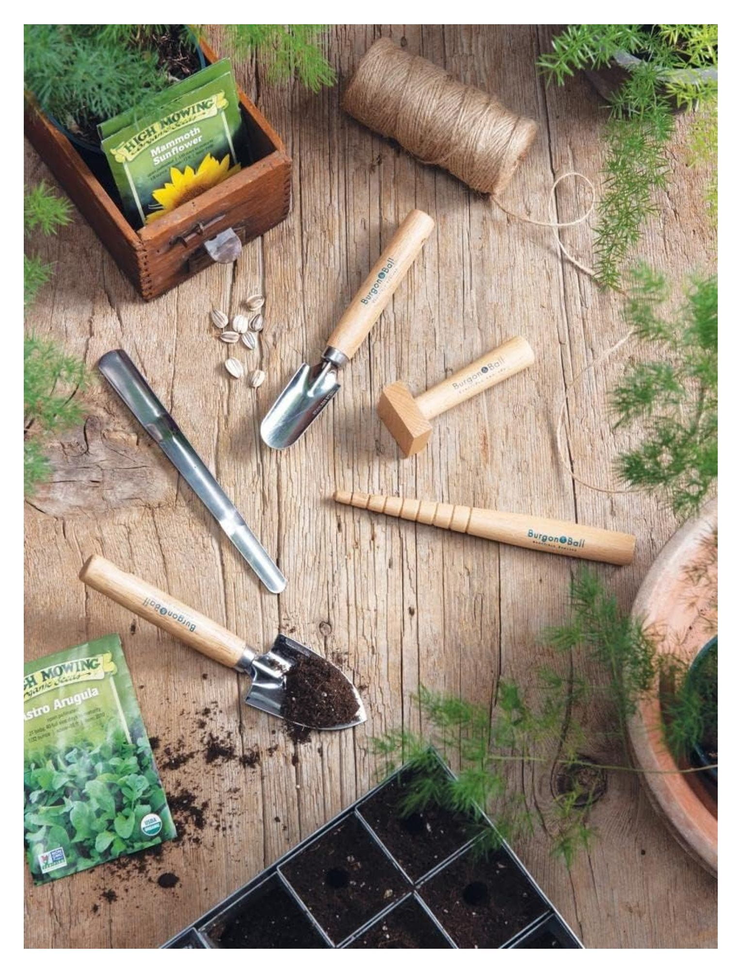 Ultimate Seed Starting Tool Set | includes 2 Mini Trowels, Cell Tray ...