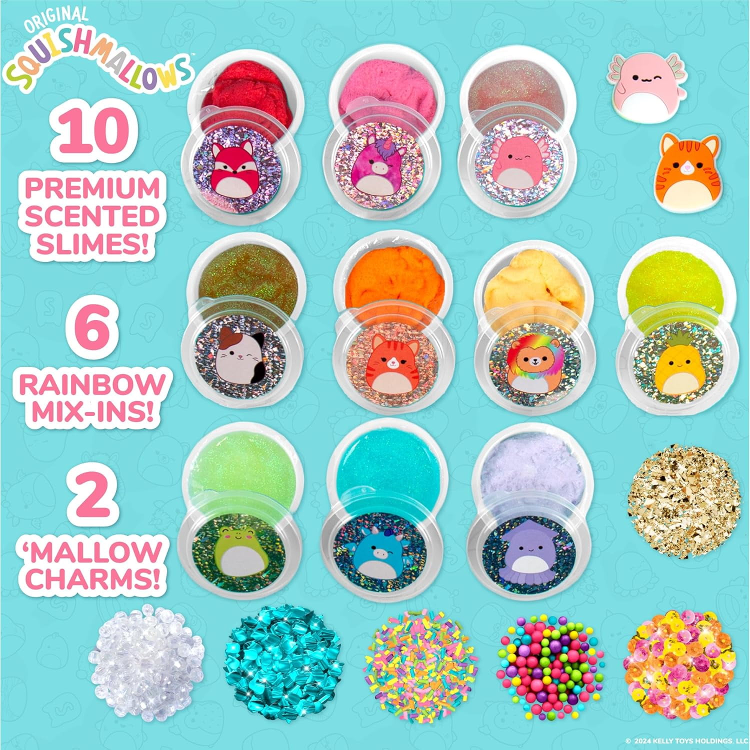 Ultimate Slime Mix'Ins, 10-Pack, Glitter & Cloud Slime, 8 Fun Add Ins ...