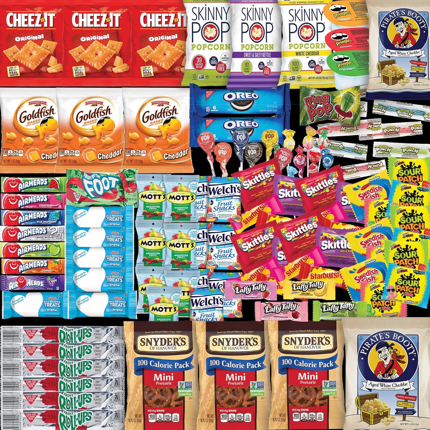 Ultimate Snack Box (100 count) - Variety Assortment of Crackers ...