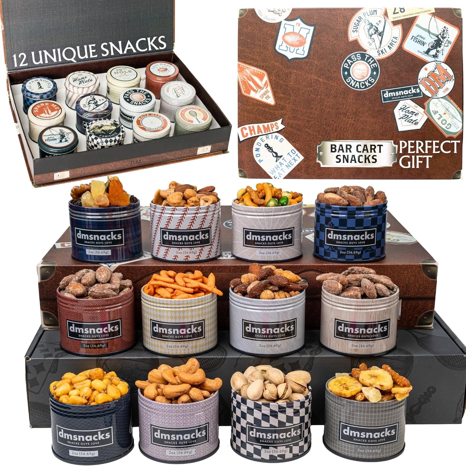Ultimate Snack Box, Care Package, Christmas Gift Basket - Unique Tins ...