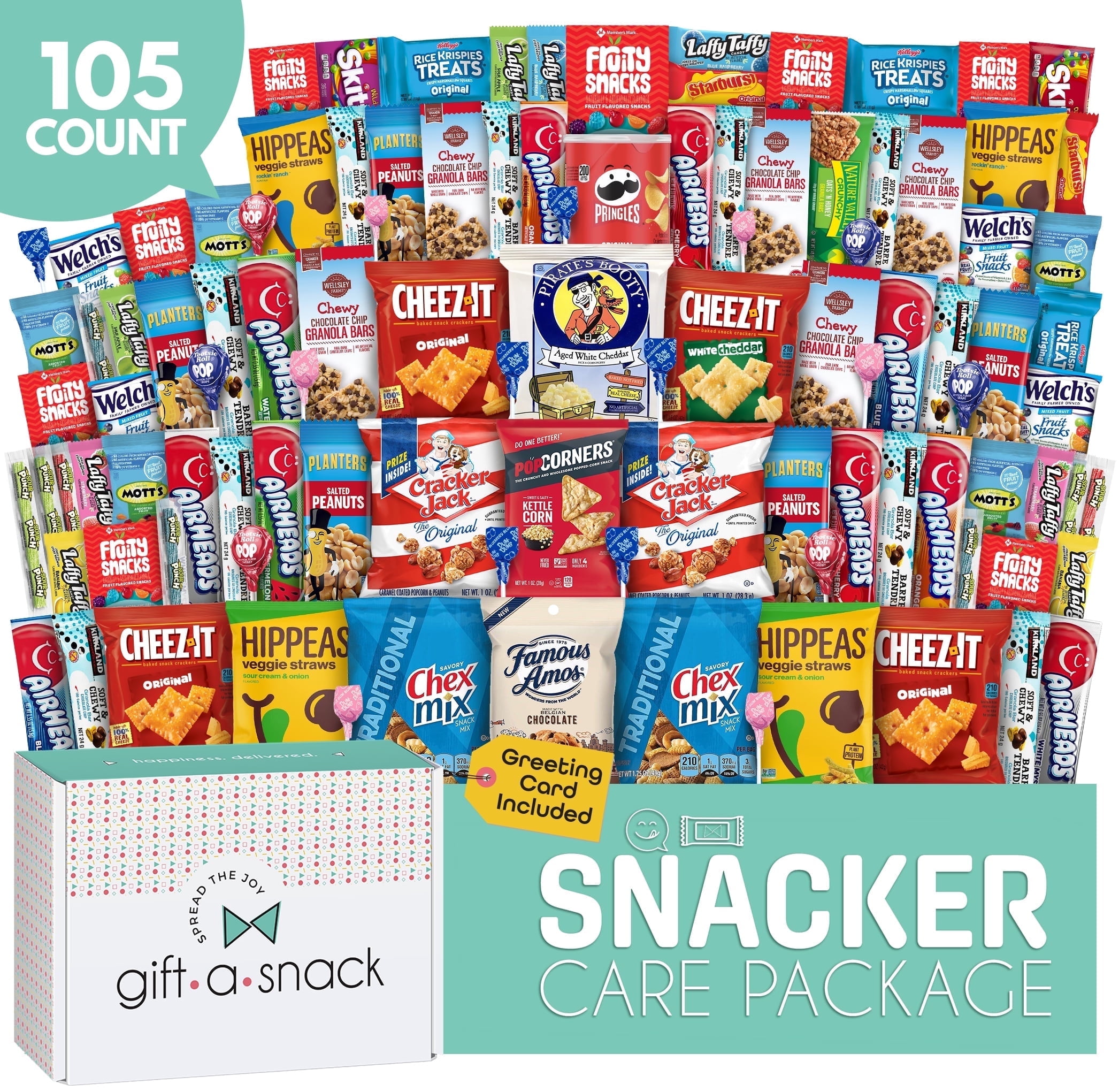 Ultimate Snack Box Variety Pack - 105 Count by Gift A Snack - Walmart.com