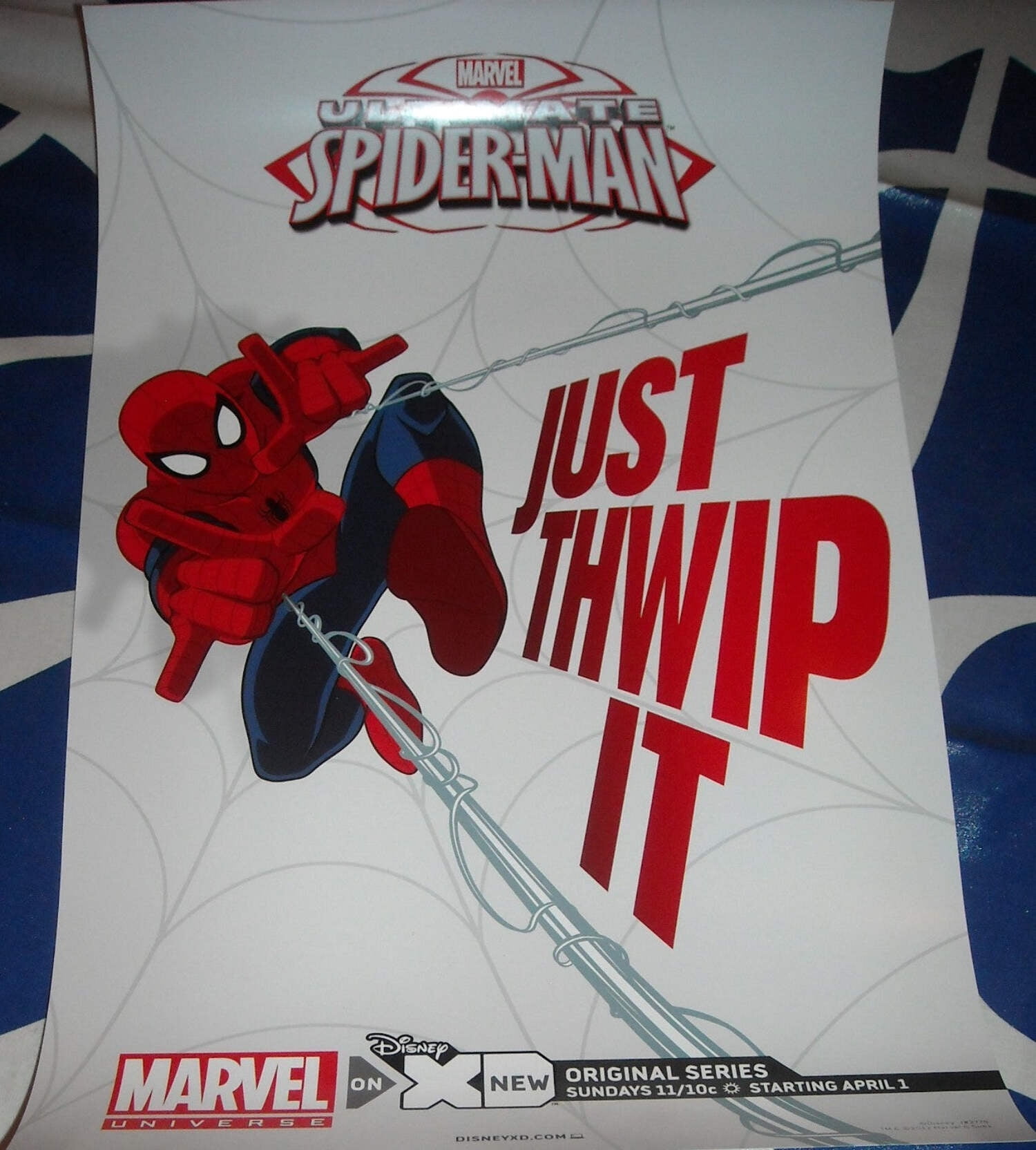 Ultimate Spider-Man Just Thwip It 11x17 inch 2012 Marvel promo poster ...
