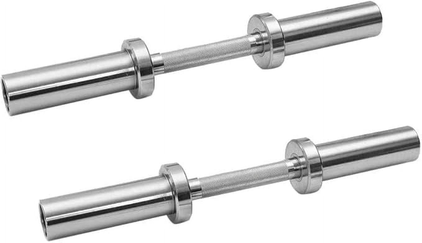 Ultimate Strength: Heavy Duty 20" Dumbbell Handles - Solid Steel Pair ...