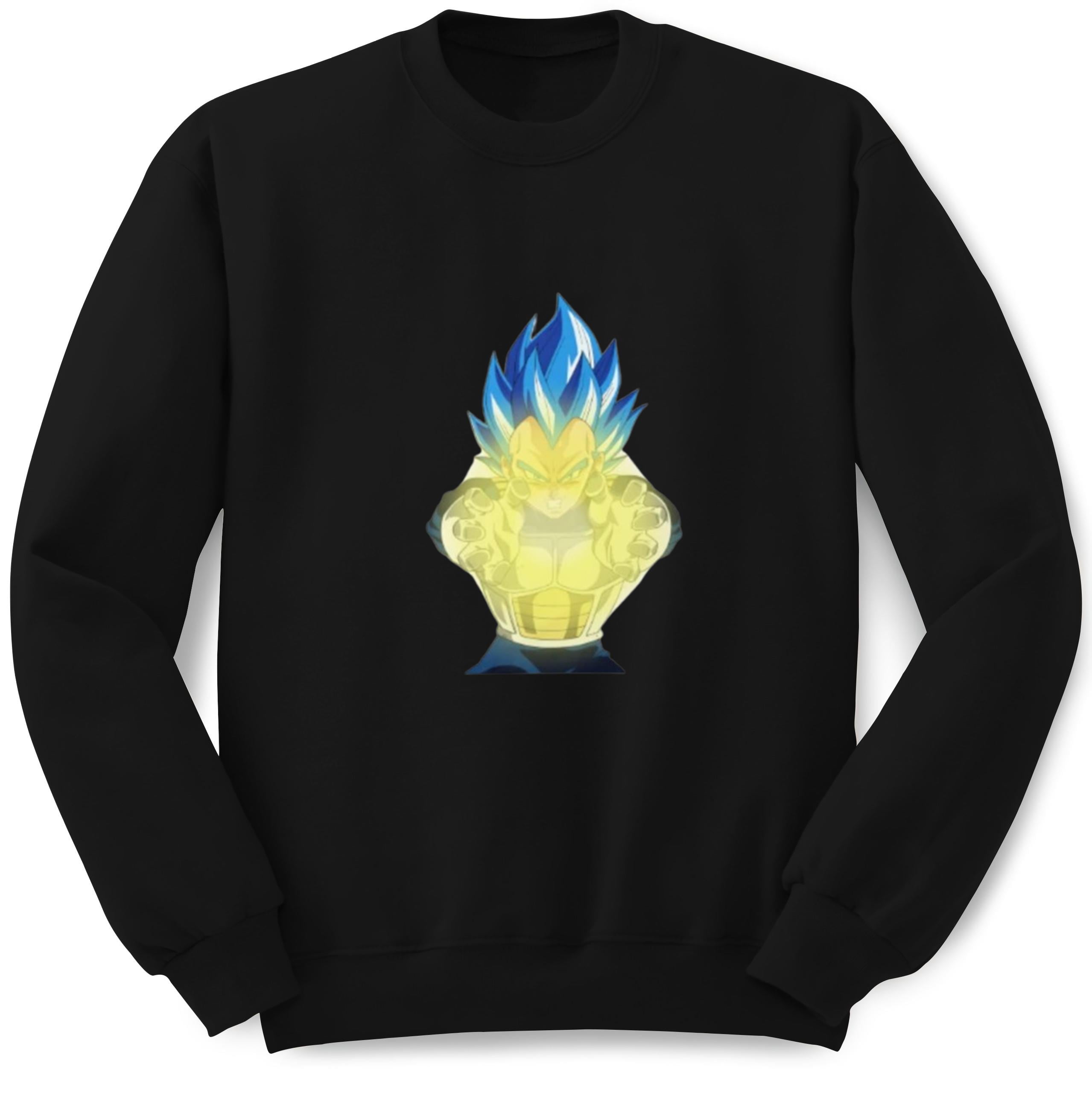 Ultimate Super Saiyan, Vegeta Blue final flash Sweatshirt - Walmart.com