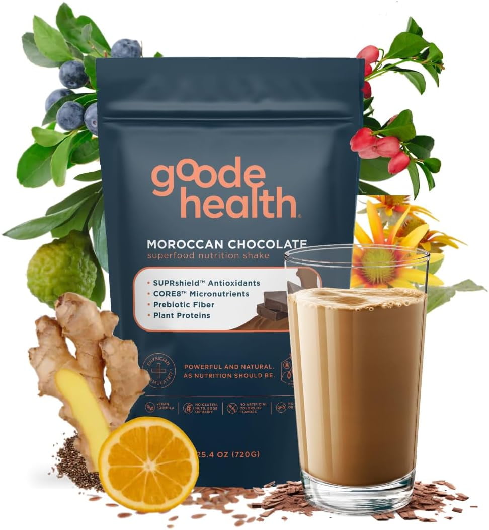 Ultimate Superfood Shake Powder Mix (Moroccan Chocolate), Physician ...