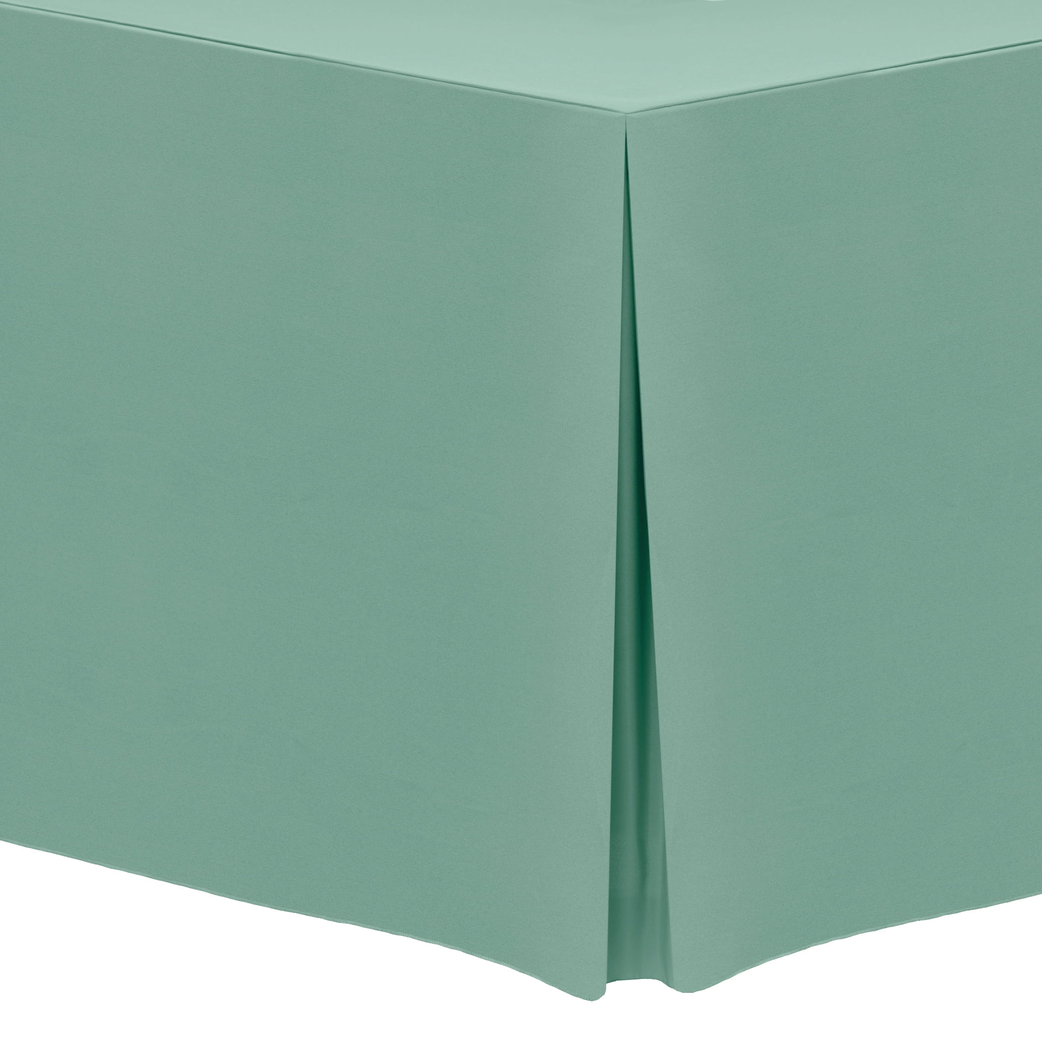 Ultimate Textile (2 Pack) 4 ft. Fitted Polyester Tablecloth - for 24 x ...