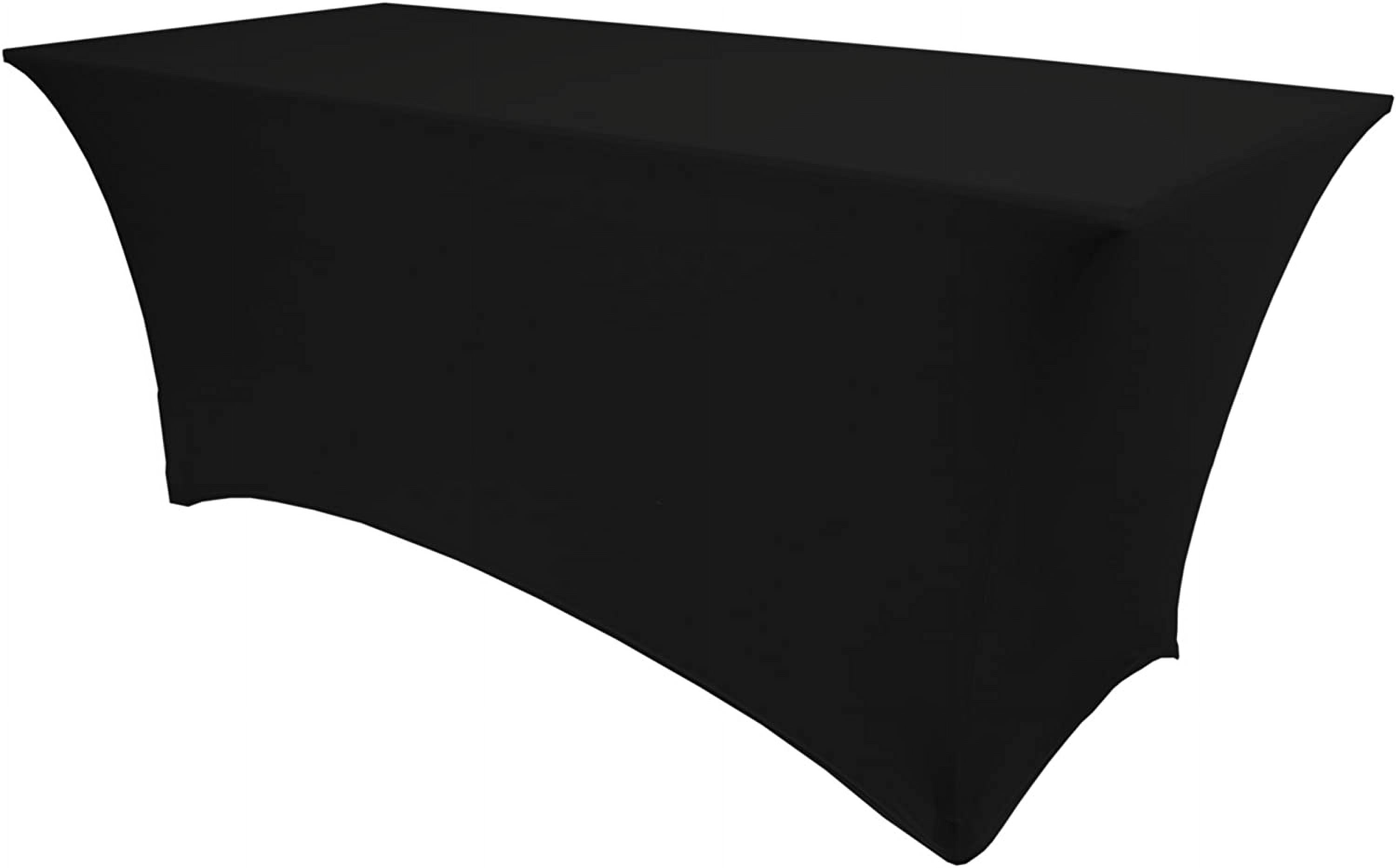 Ultimate Textile (5 Pack) 5 ft. Fitted Spandex Table Cover - for 18 x ...