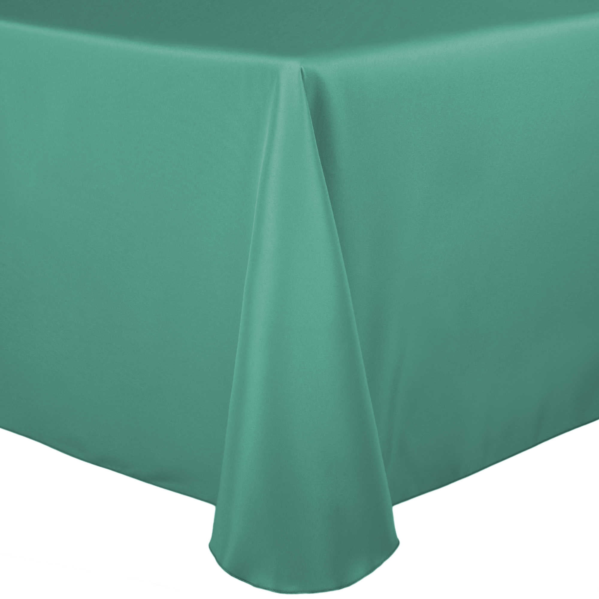 Ultimate Textile 52 x 70-Inch Oval Polyester Linen Tablecloth Jade ...