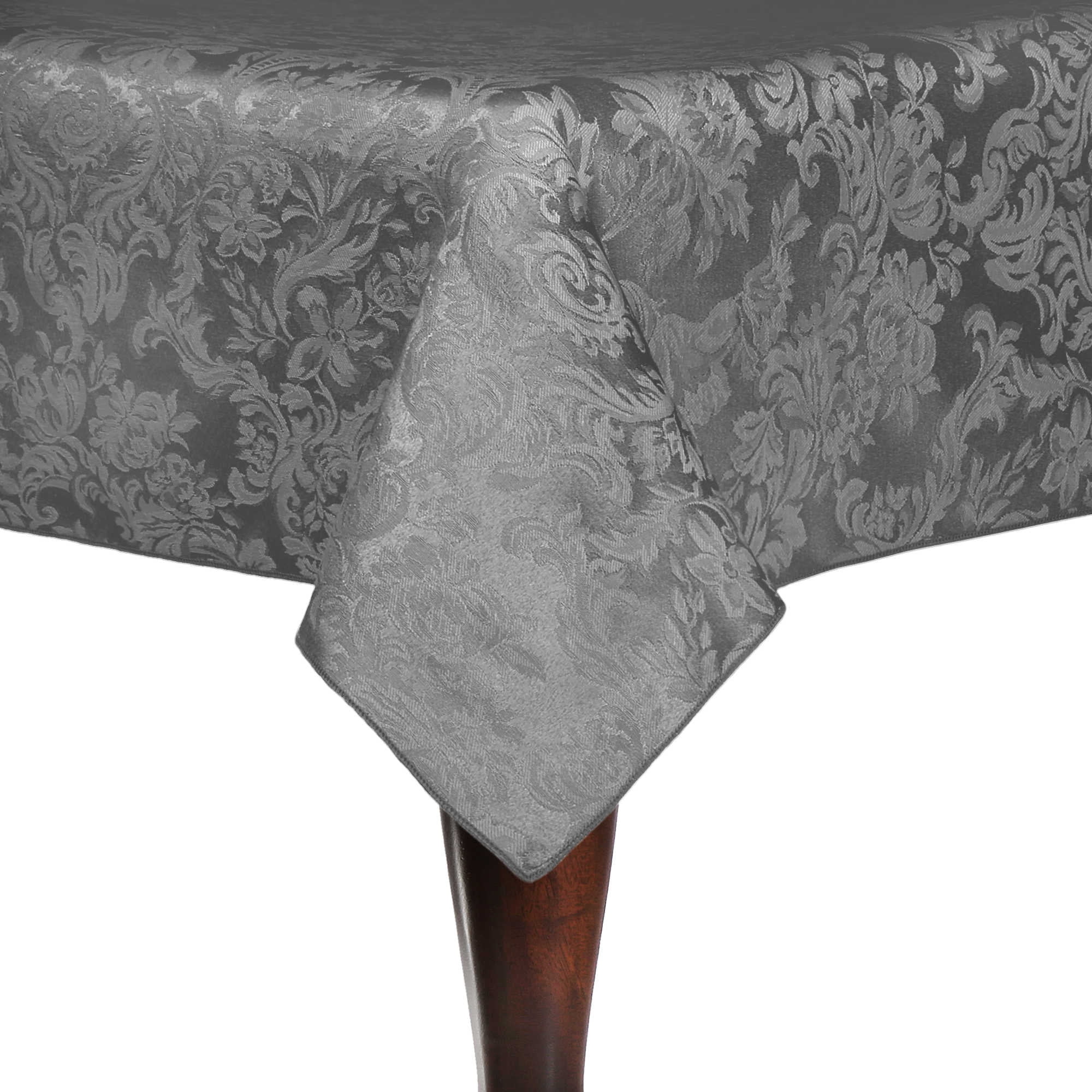 Ultimate Textile Miranda 48 x 52-Inch Rectangular Damask Tablecloth ...