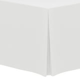 Ultimate Textile Polyester Tablecloth, White, 18 x 72-Inch Fitted, 42 ...