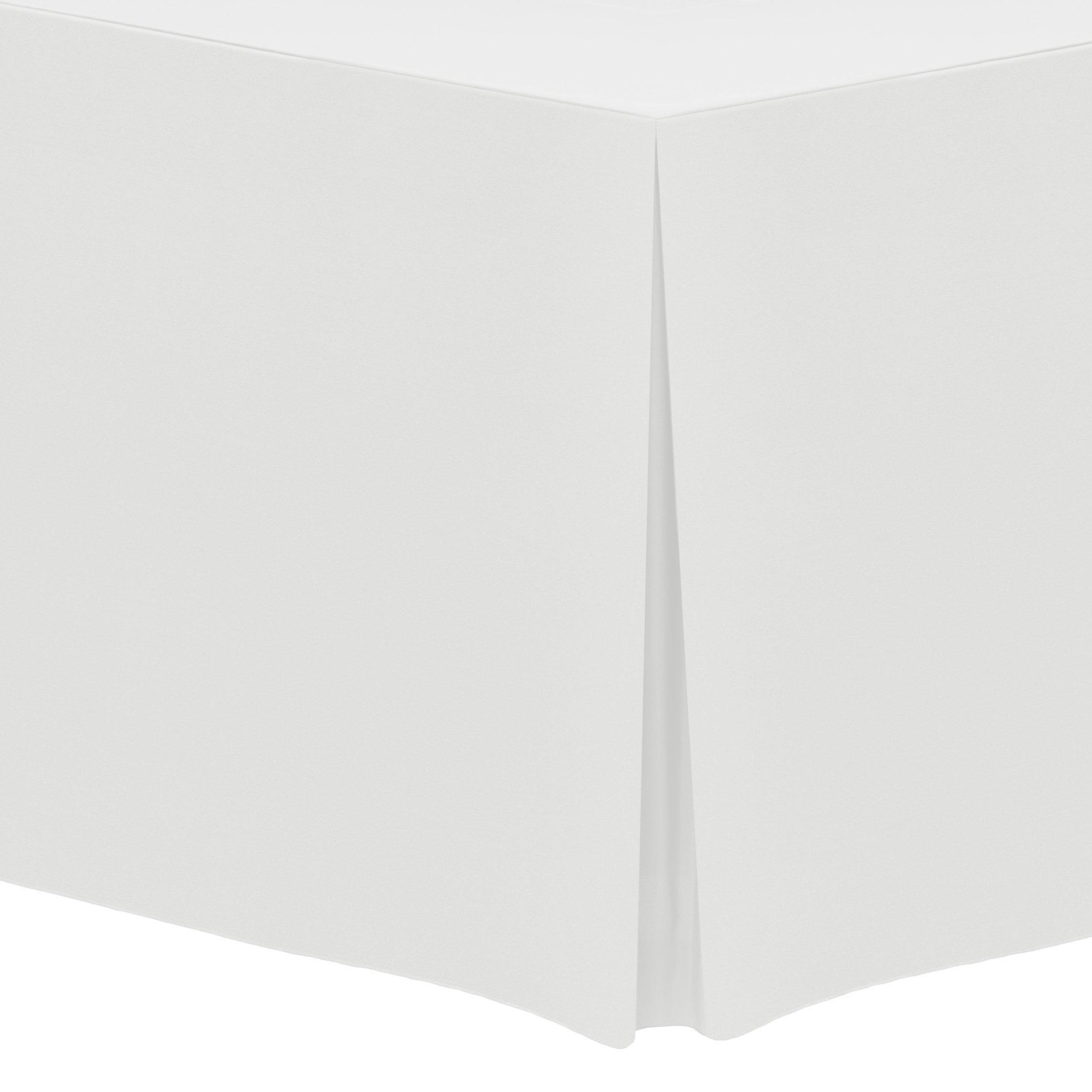 Ultimate Textile Polyester Tablecloth, White, 30 x 72-Inch Fitted, 36 ...