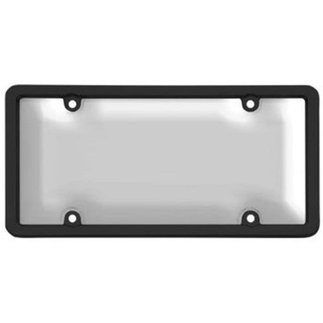 Ultimate Tuf Combo License Plate Frame and Bubble Shield, Black And ...