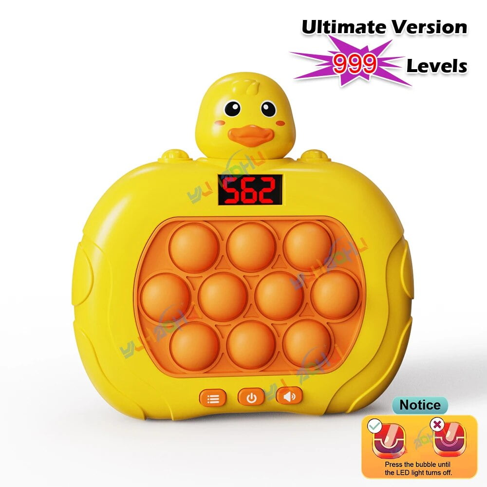 999 Level Electronic Pop Push Game Console with LED Display Screen ...