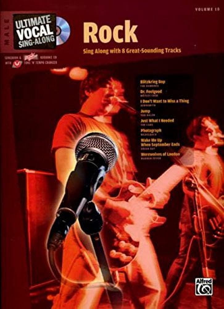 Ultimate Vocal Sing-Along Rock: Male Voice, Book Enhanced CD - Walmart.com