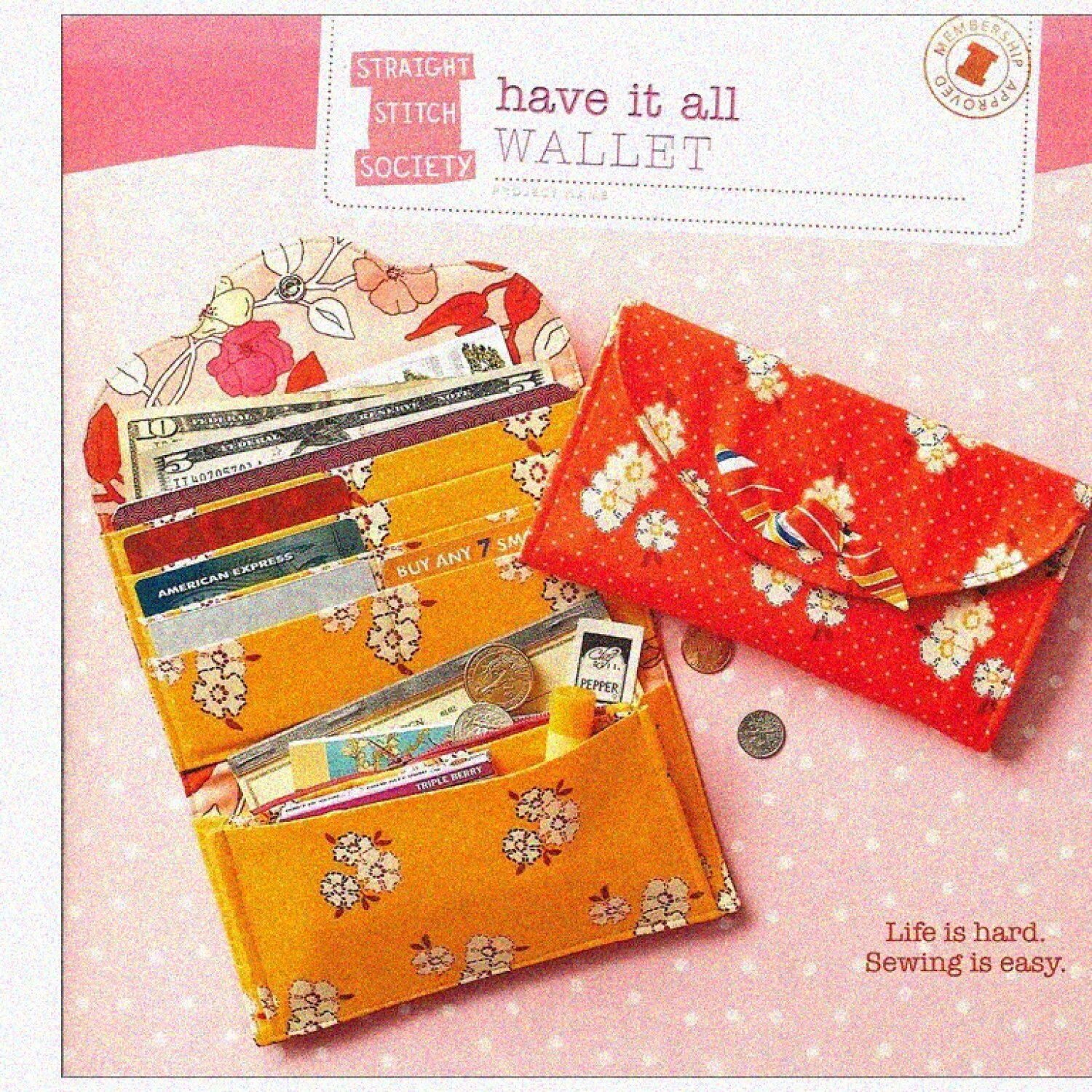 Ultimate Wallet Craft Kit: Sew & Go - Walmart.com