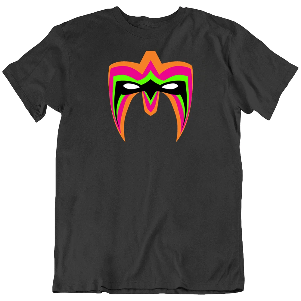 Ultimate Warrior Mask Wrestling Pro Wrestler Bodybuilder T Shirt Tee ...