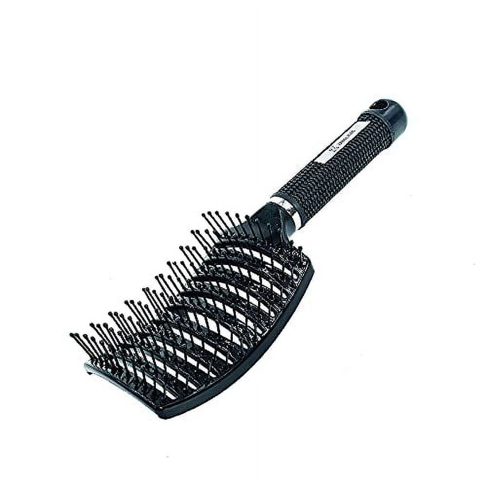 UltimateBrush Curved Vented Hair Brush,Vent Brush, Styling for Thick ...