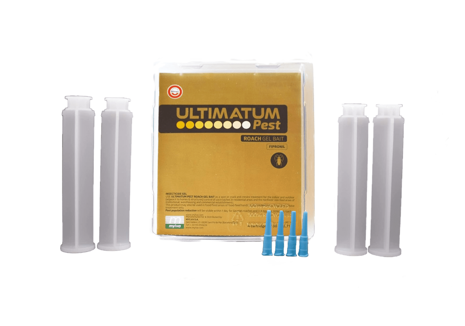 Ultimatum Pest Roach Gel Bait - Fast-Acting Dual Action Formula - 1 ...