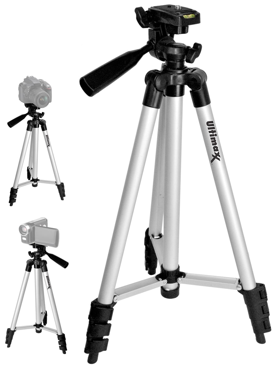 Ultimaxx 50" Inch Lightweight Portable Camera Tripod Stand with ...