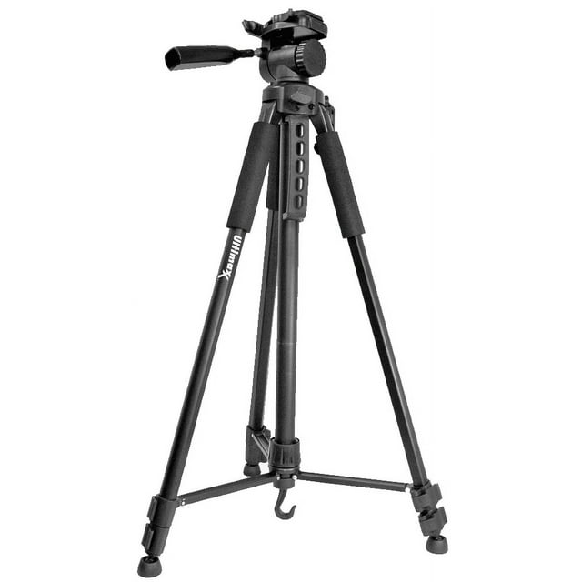 "Ultimaxx Professional 75"" Lightweight Portable Video Tripod, Aluminum Alloy with Carrying Case ...