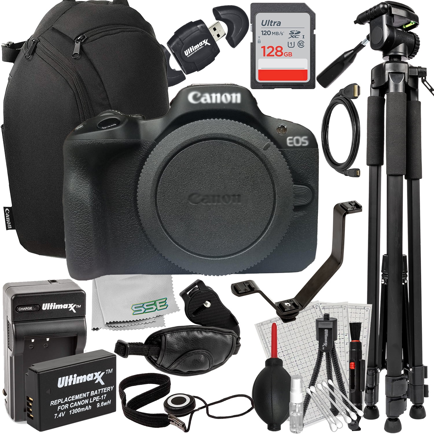 Ultimaxx Advanced Digital EOS R50 Canon Mirrorless Camera Bundle - Body ...