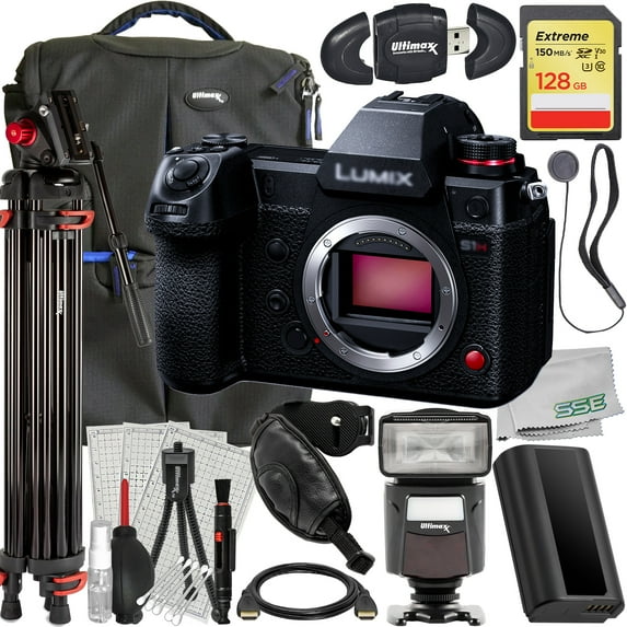 Ultimaxx Advanced Panasonic Lumix DC-S1H Mirrorless Camera Bundle (Body ...