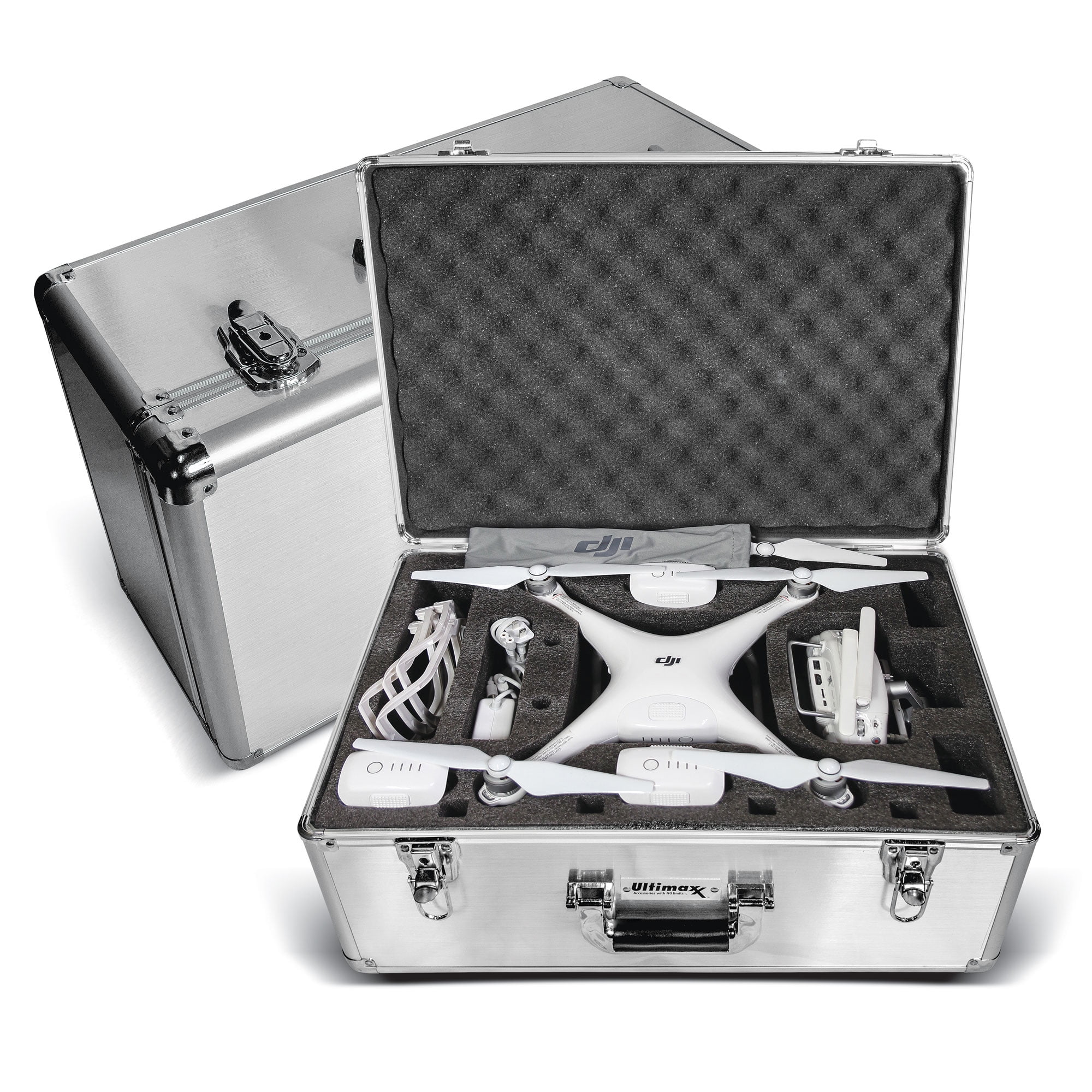 Ultimaxx Aluminum Carrying Case w/Handle For DJI Phantom 4, Phantom 4 ...