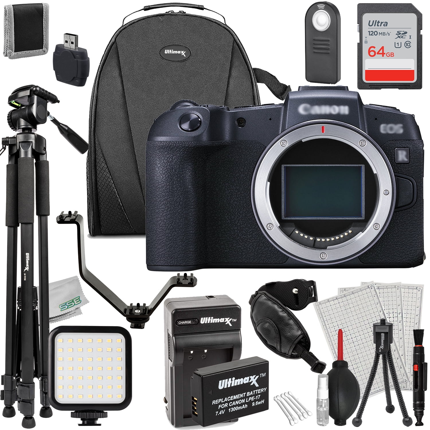 Ultimaxx Deluxe Canon EOS RP Mirrorless Digital Camera Bundle (Body ...