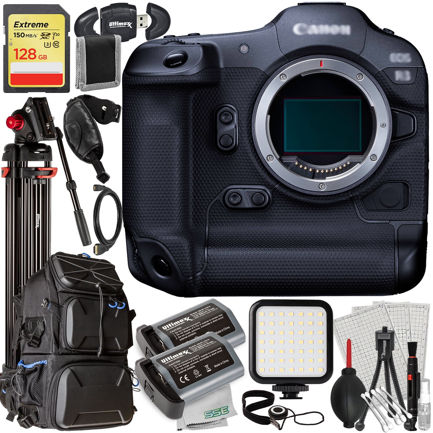 Ultimaxx Deluxe Canon R3 Mirrorless Camera Bundle (Body Only ...