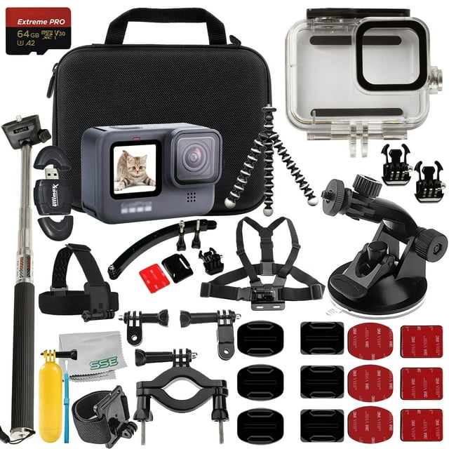Ultimaxx Deluxe GoPro Hero 9 Bundle - Includes: 64GB Extreme Pro ...