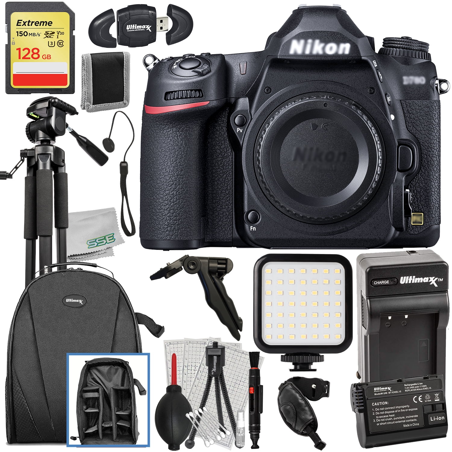 Ultimaxx Deluxe Nikon D780 DSLR Camera Bundle (Body Only) - Includes ...
