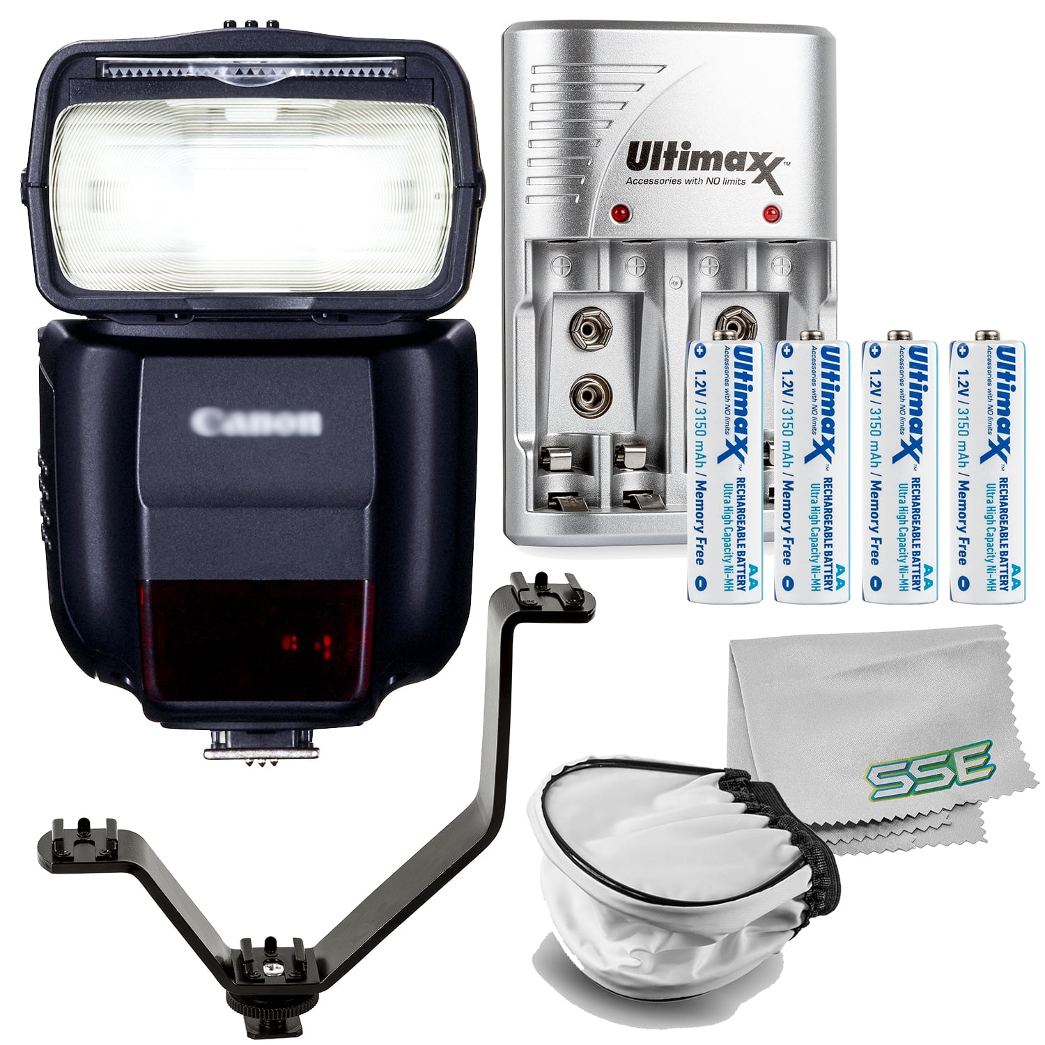 Ultimaxx Essential Canon Speedlite 430EX III-RT Flash Bundle - Includes ...