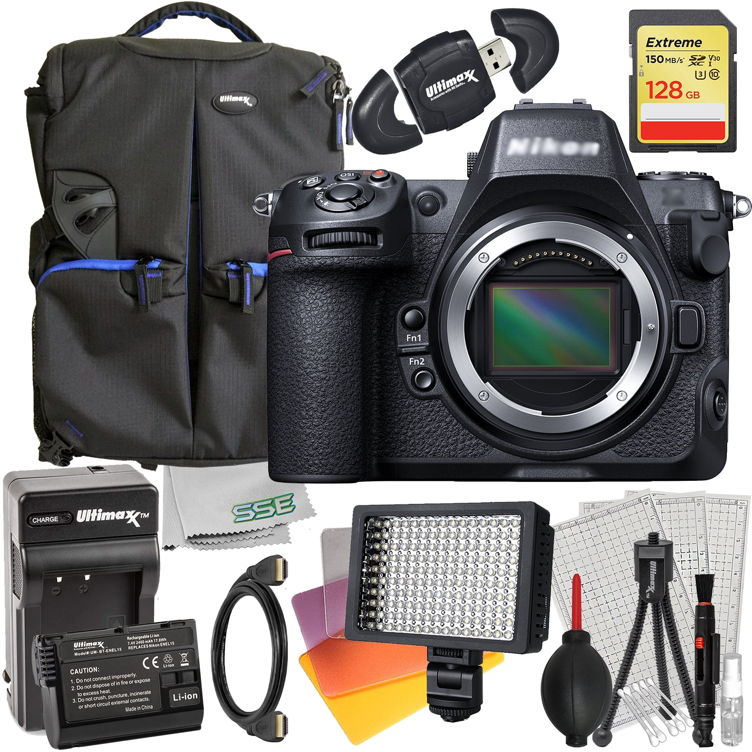 Ultimaxx Professional Full Frame Nikon Z8 Mirrorless Camera Bundle ...
