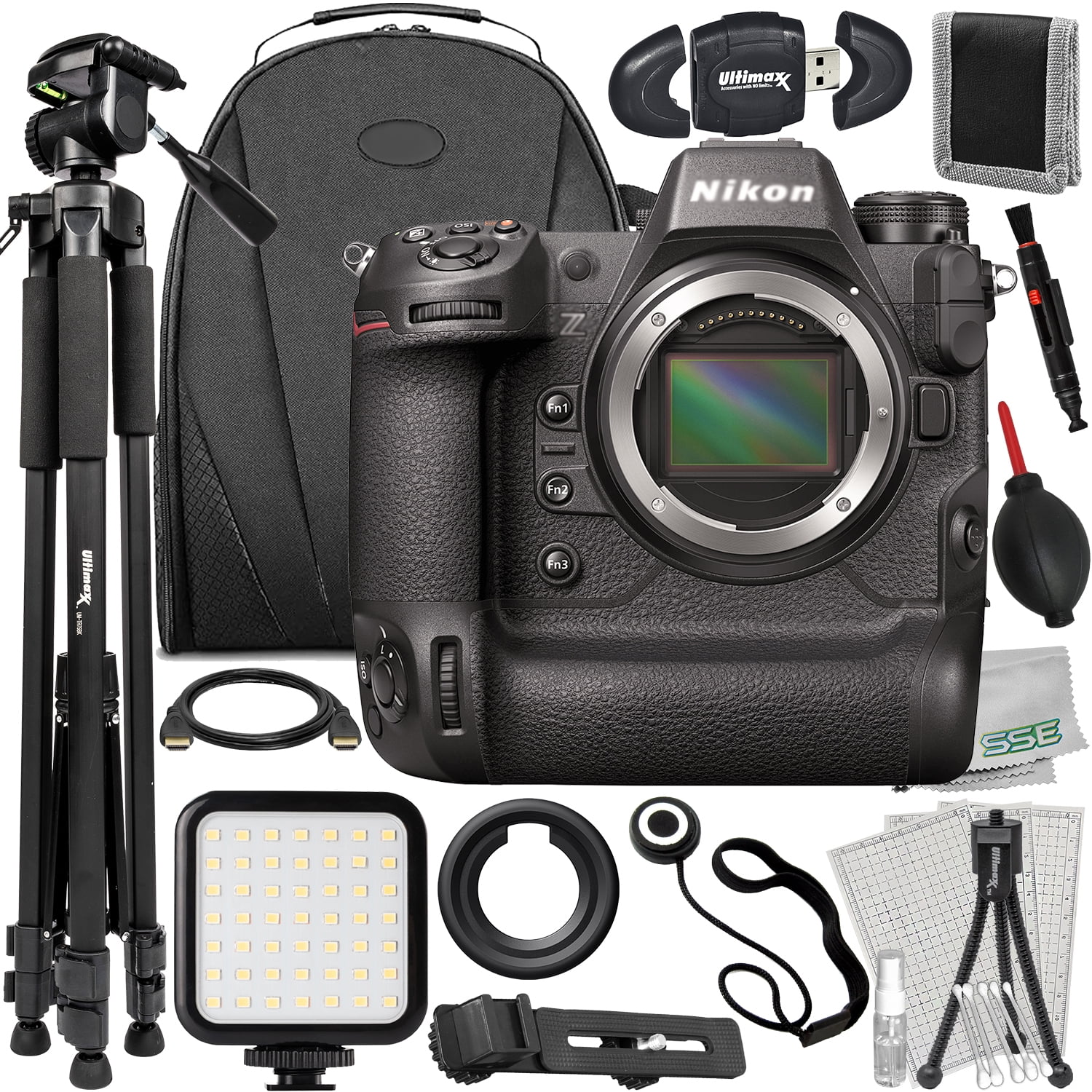 Ultimaxx Essential Nikon Z9 Camera Bundle (Body Only) - Includes: Water ...