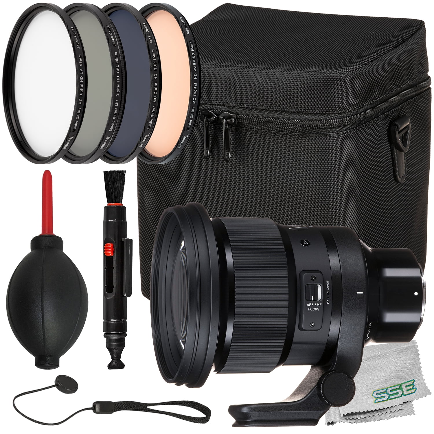 Ultimaxx Essential Sigma 105mm f/1.4 DG HSM Art Lens Bundle (E Mount ...