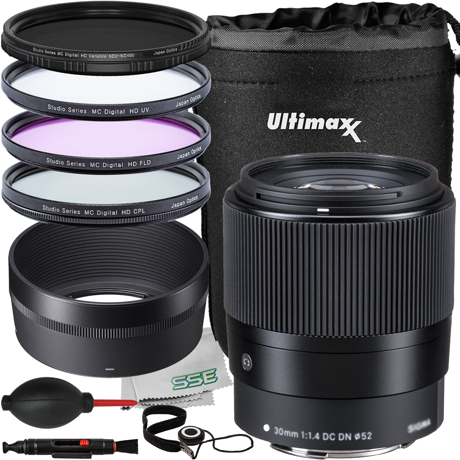 Ultimaxx Essential Sigma 30mm f/1.4 DC DN Contemporary Lens Bundle (Z ...