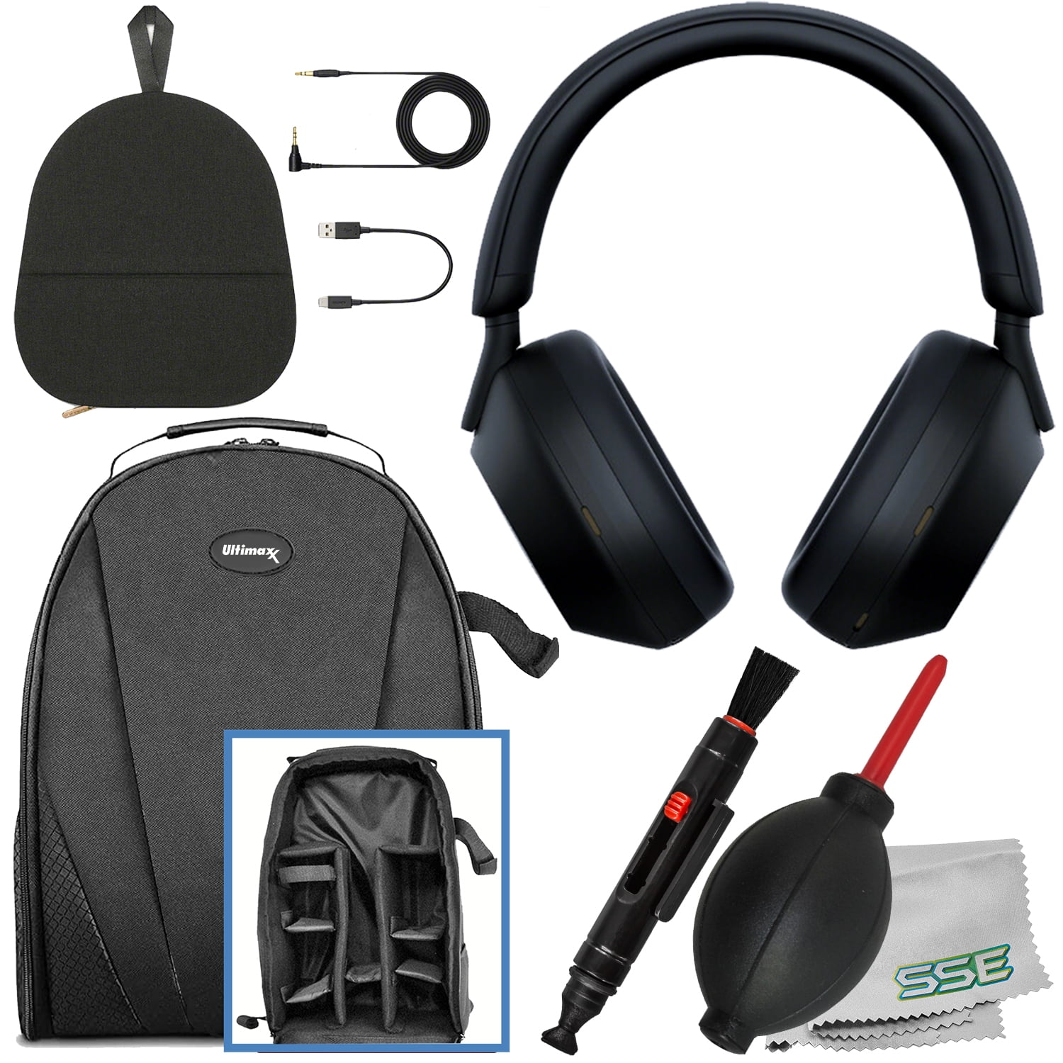 Ultimaxx Essential Sony WH-1000XM5 Noise-Canceling Wireless Over-Ear ...