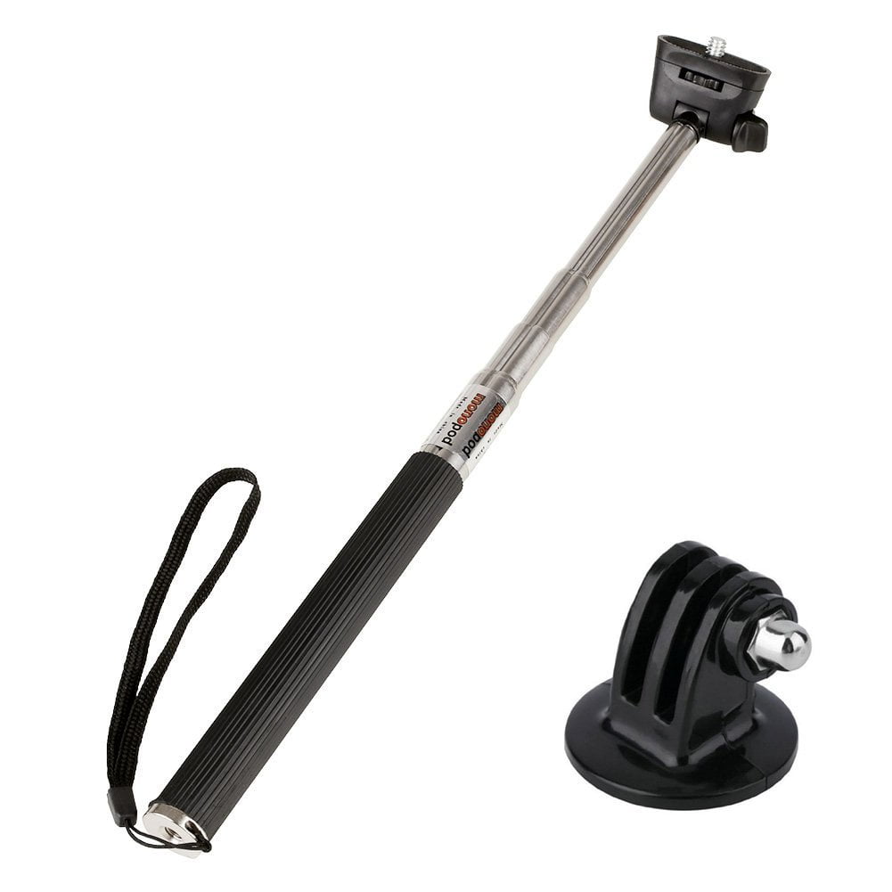 Ultimaxx GoPro Selfie Stick Camera Monopod Handheld Extender Mount Bar ...