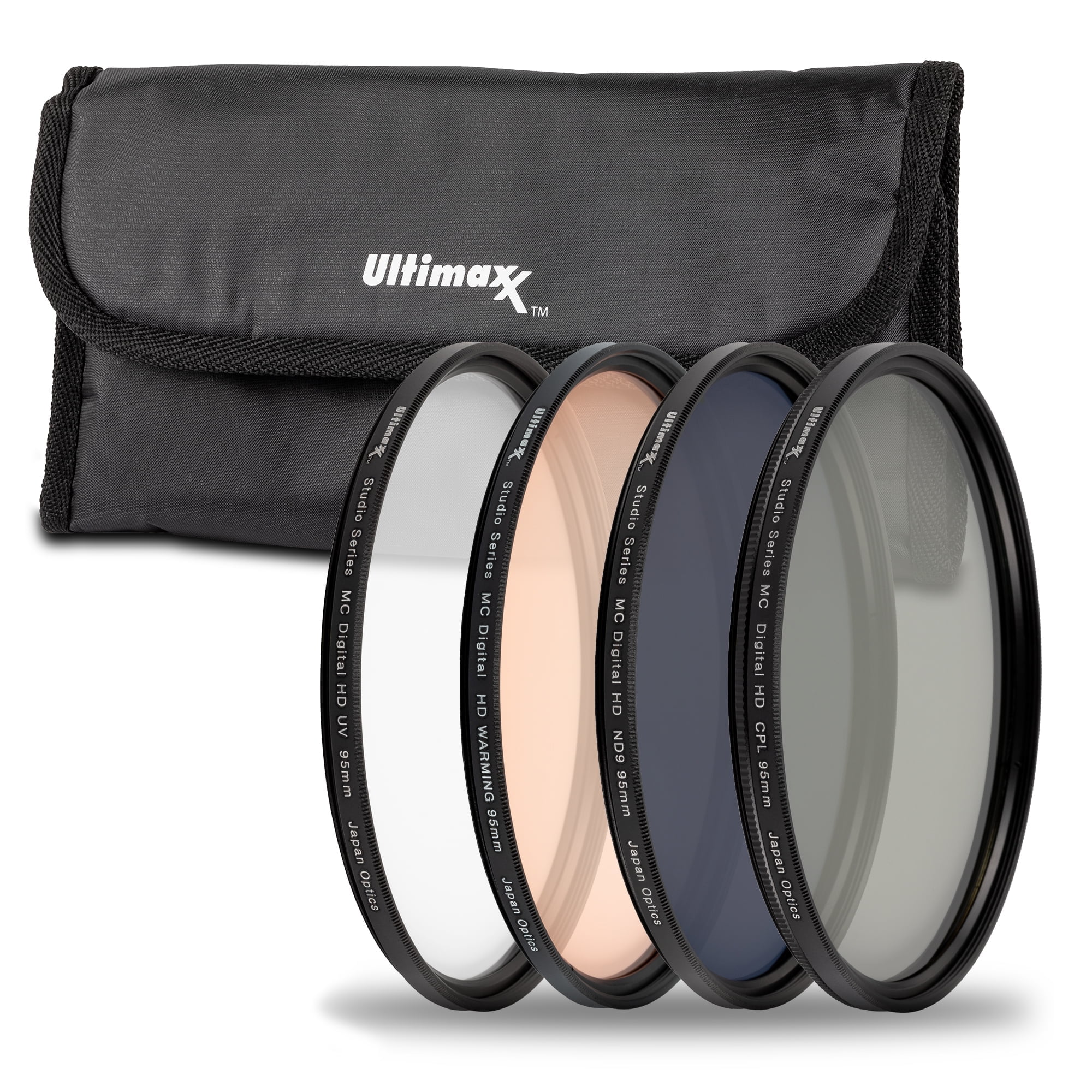 Ultimaxx Professional 95mm Four Piece HD Digital Filter Kit (UV, CPL ...