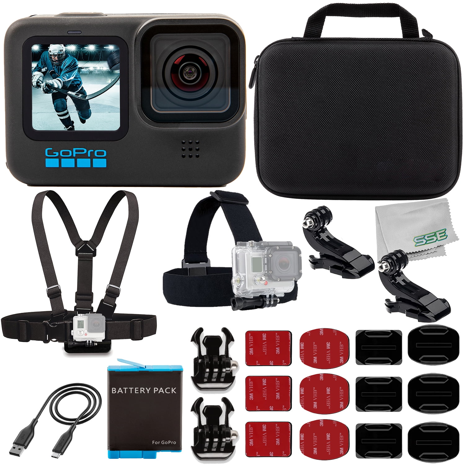 Ultimaxx Starter Bundle + GoPro HERO11 (Hero 11) + 1x Replacement ...