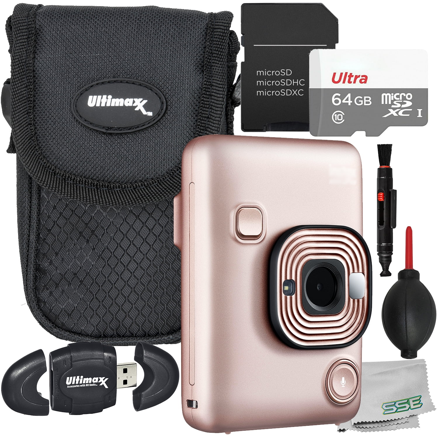 Ultimaxx Starter FUJIFILM INSTAX Mini LiPlay Hybrid Instant Camera ...